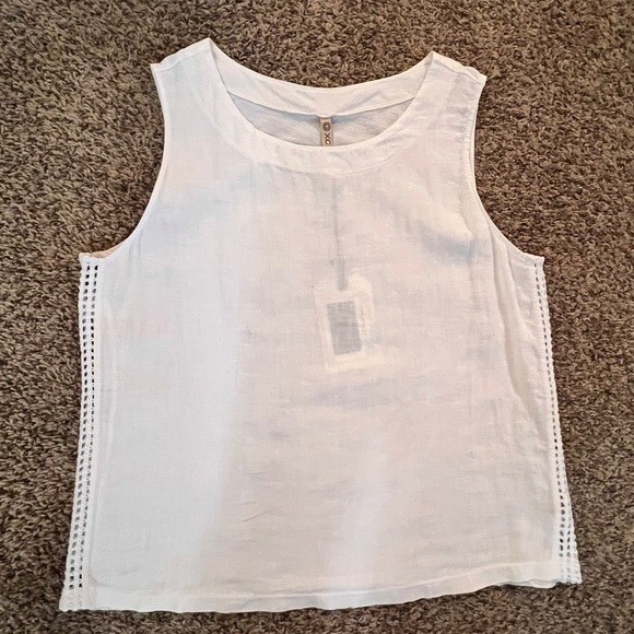 XCVI | Tops | Xcvi Medium Whitetanknwt | Poshmark